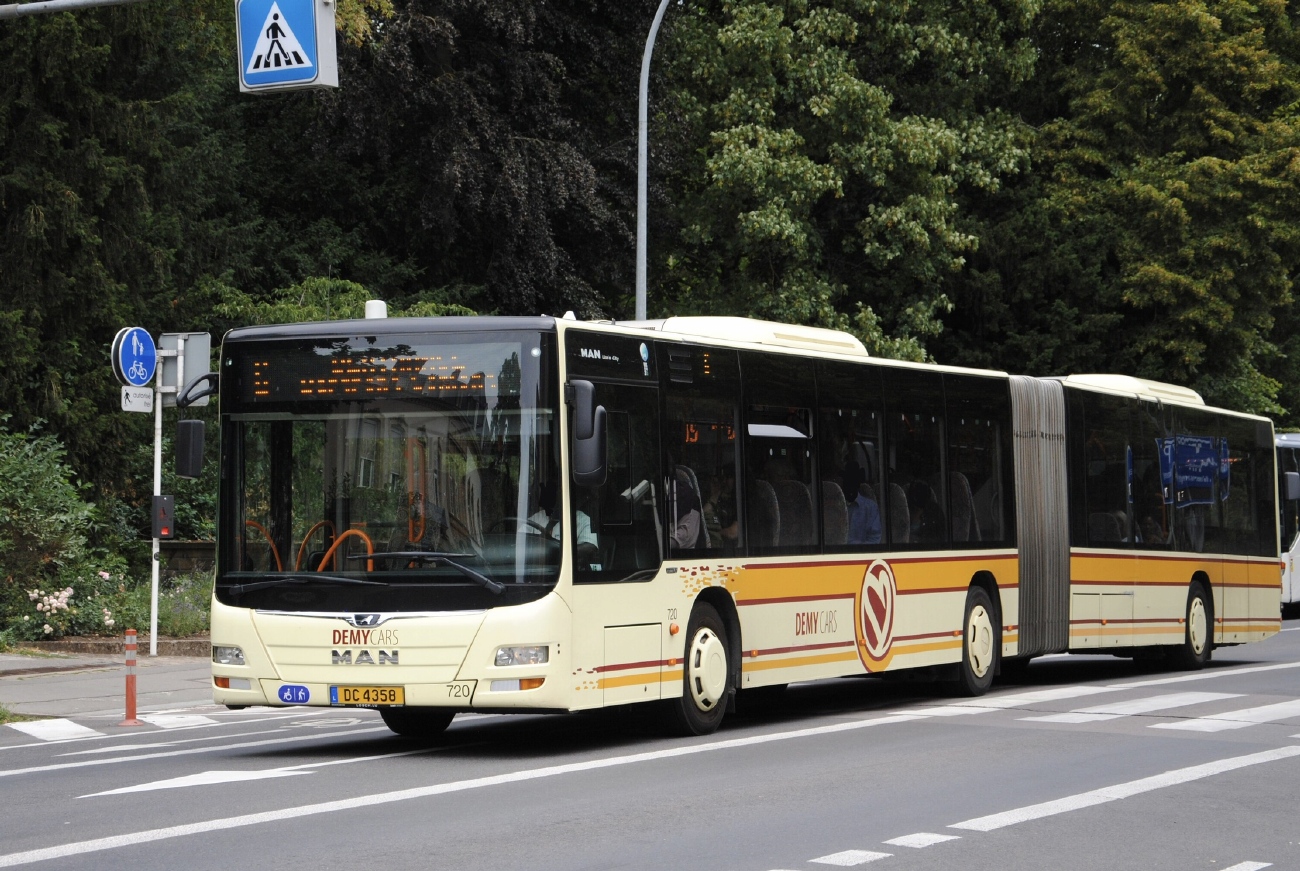 Люксембург, MAN A40 Lion's City GL NG363 № 720 — Фото — Автобусный транспорт