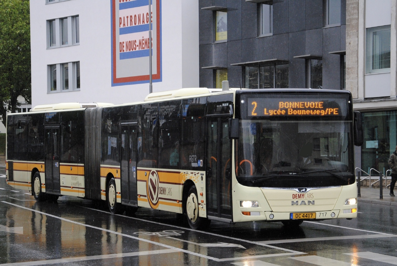 Люксембург, MAN A40 Lion's City GL NG363 № 717 — Фото — Автобусный транспорт