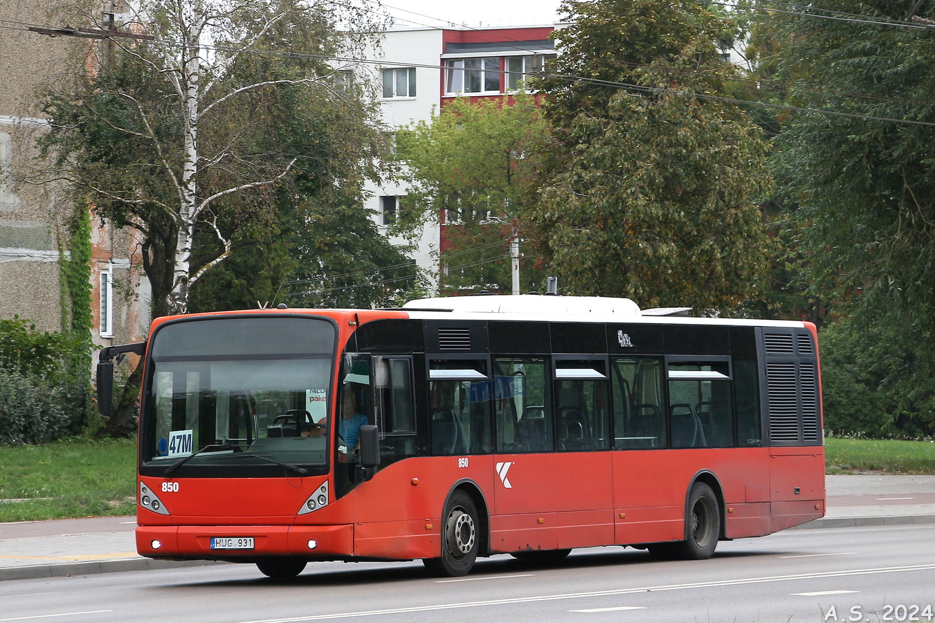 Литва, Van Hool New A330 № 850 — Фото — Автобусный транспорт
