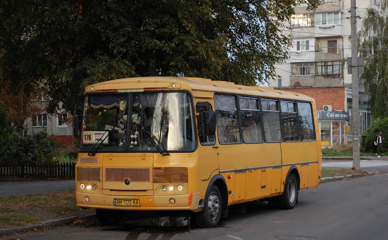 Житомирская область, ПАЗ-4234-04 № AM 1772 AA — Фото — Автобусный транспорт